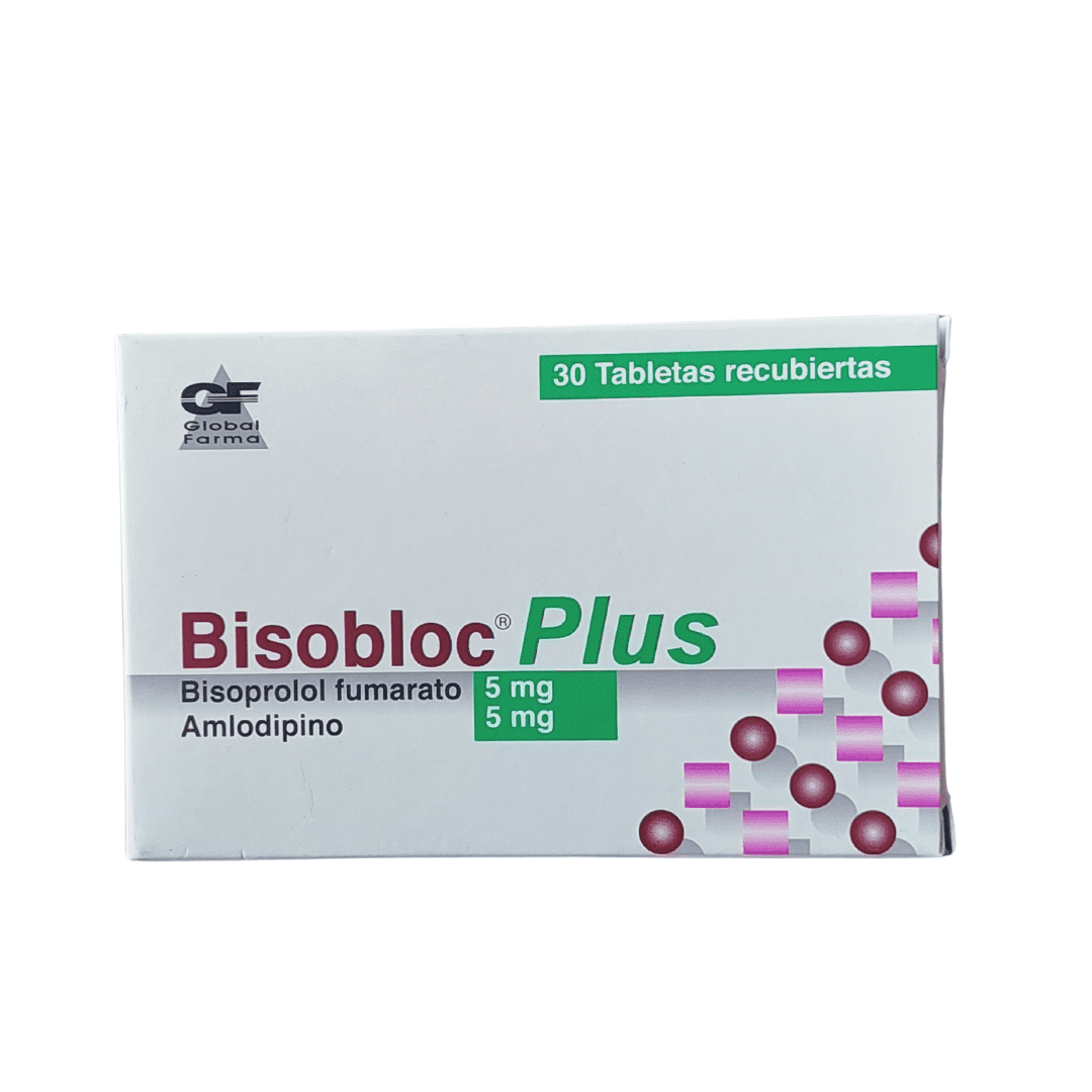 BISOBLOC PLUS 5MG-5MG X 30 TAB – Farmacia La Buena