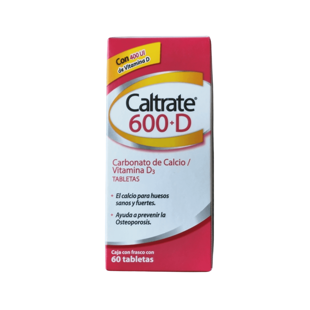 CALTRATE 600+D FRASCO X 60 TABLETAS – Farmacia La Buena