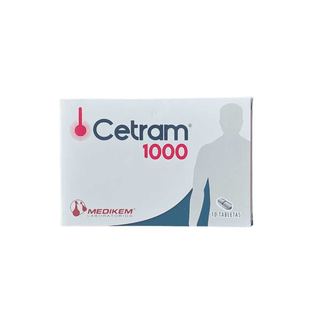 CETRAM 1000MG (PARACETAMOL) X 10 TABLETAS – Farmacia La Buena