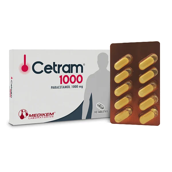 CETRAM 1000MG (PARACETAMOL) X 10 TABLETAS – Farmacia La Buena